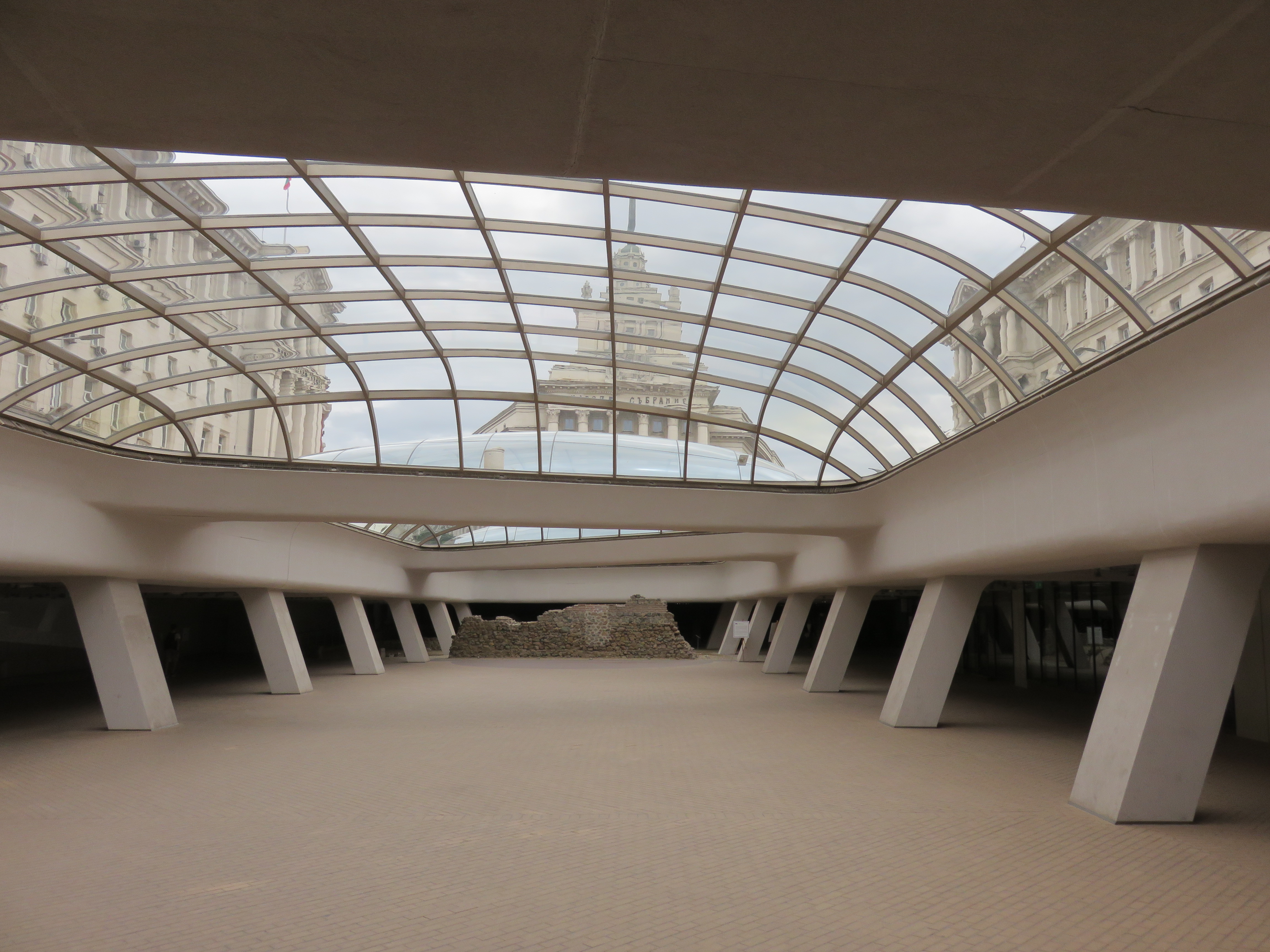 Glass roof over an ancient Roman amphitheatre | How Beautiful Life Is